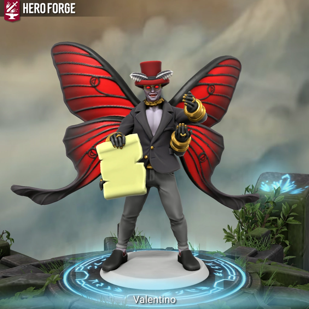 Alastor and Valentino Hero Forge | Fandom