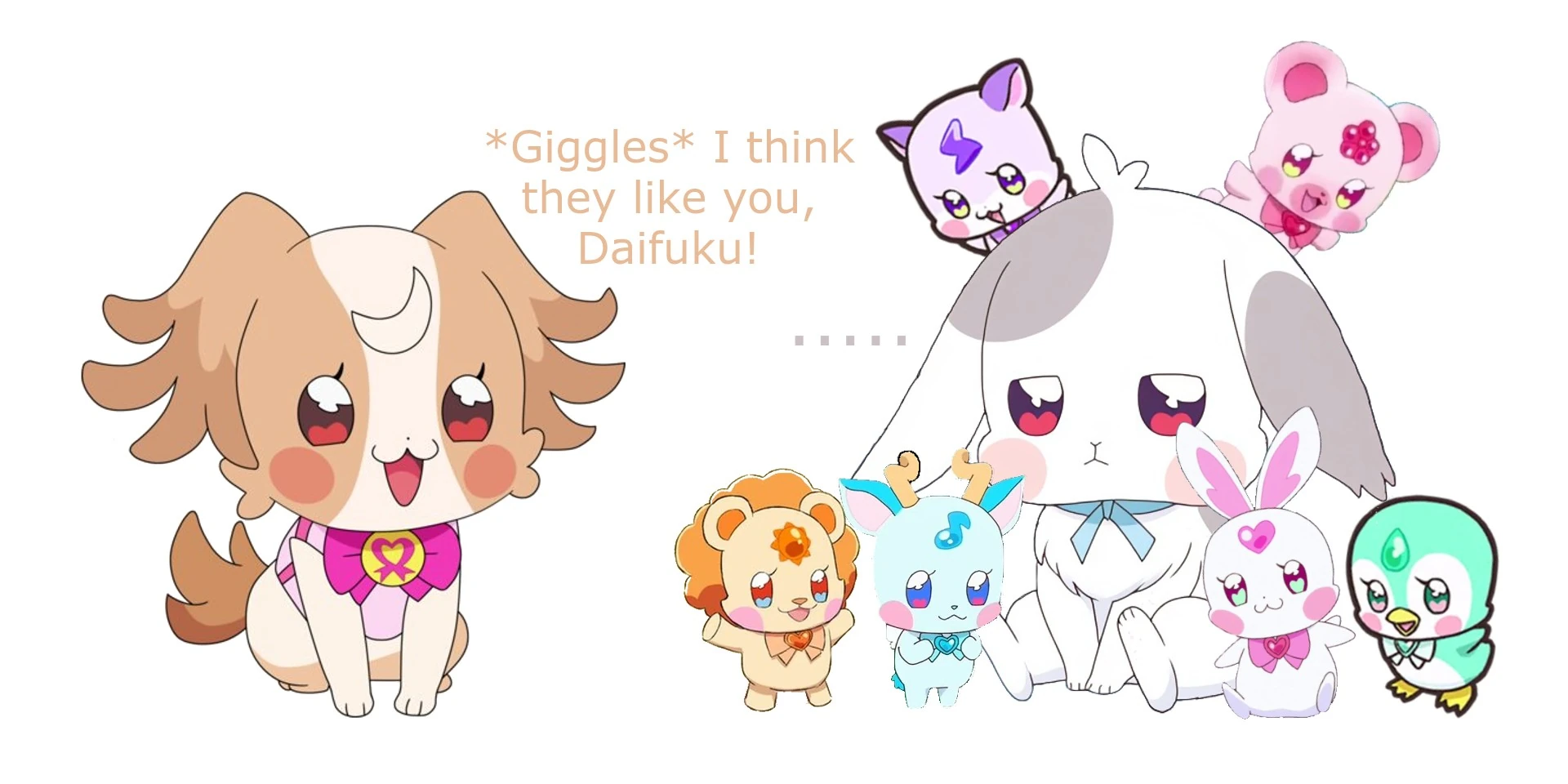 Kirarin Animals play with Daifuku! | Fandom