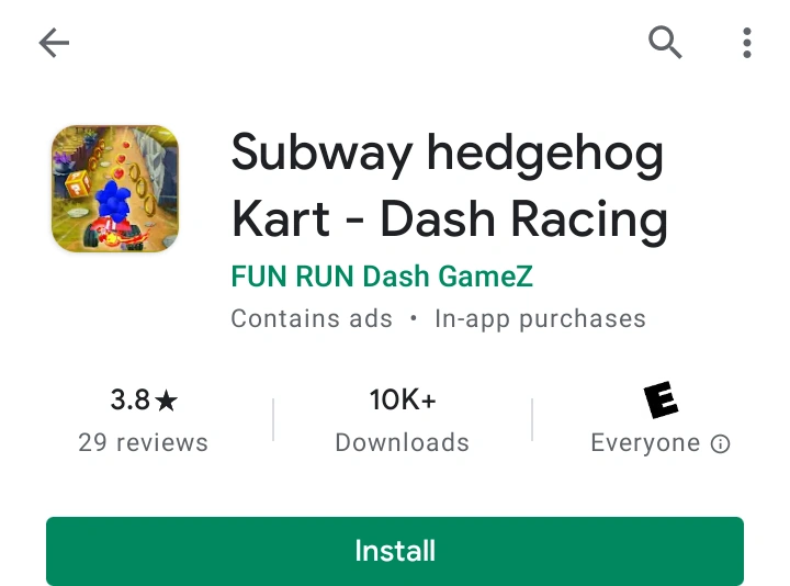 Horrible sonic rip-offs on google play store- | Fandom