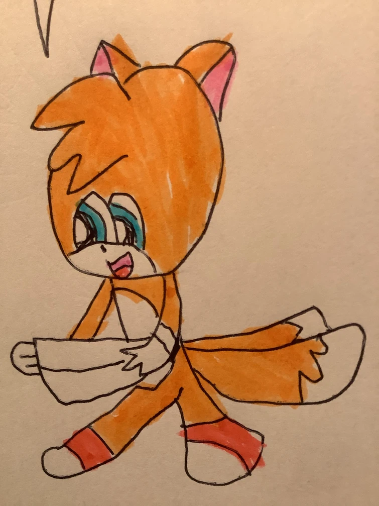 Tails holding a pizza box | Fandom