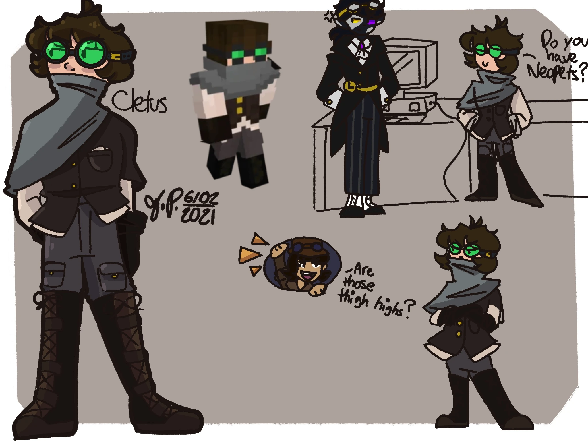 Hello, I’m new here! Here’s a drawing of Cletus :D | Fandom