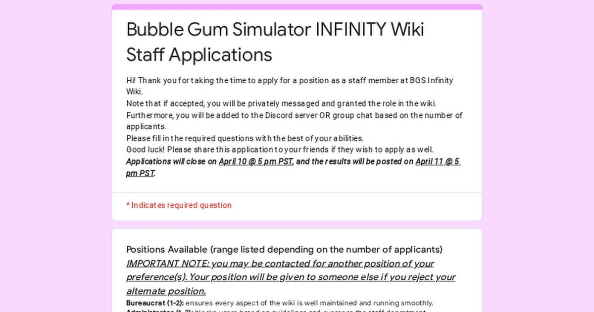 Staff Applications are Open! | Fandom