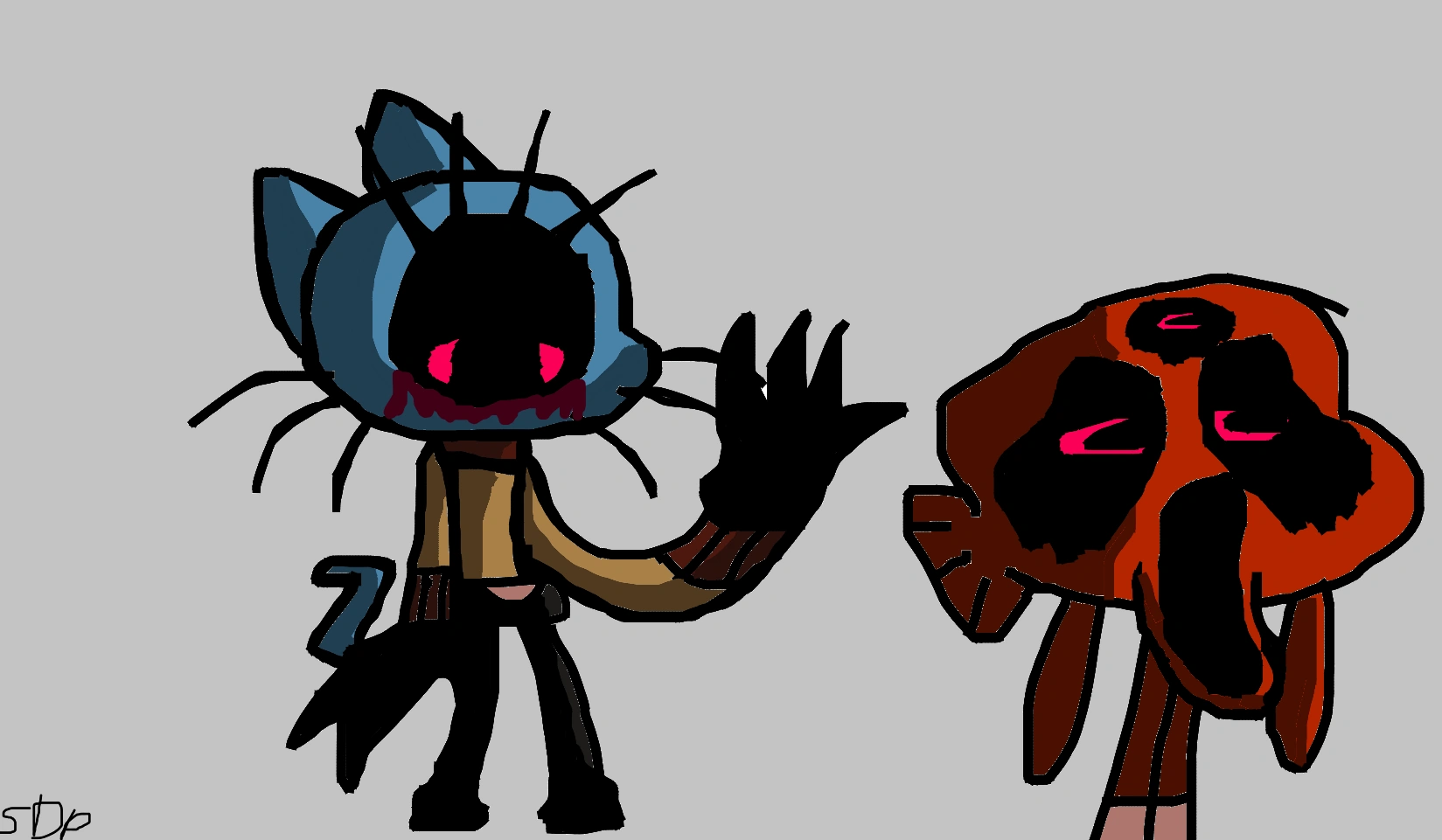 gumball eldritch horror being drawing i made because im bored | Fandom