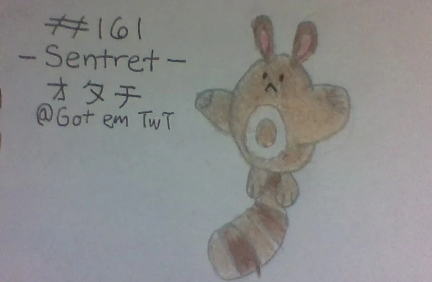 Pokemon Art Challenge Day 2: Sentret | Fandom