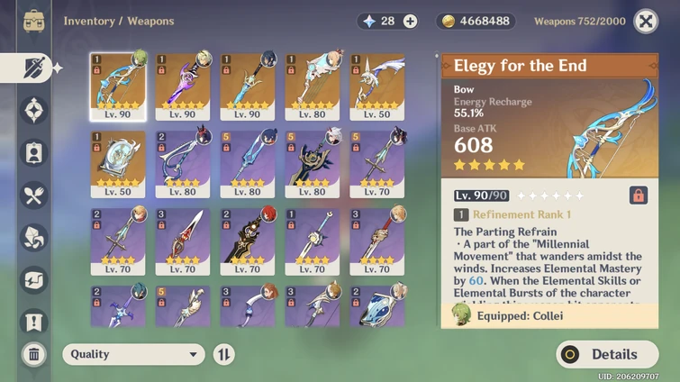 sacrificed three five star weapons. felt good | Fandom