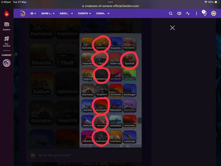 LF missing specs | Fandom