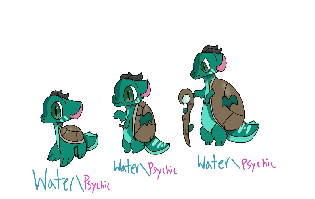 Making Pokemon based on WoF dragons Day 9: Turtle | Fandom