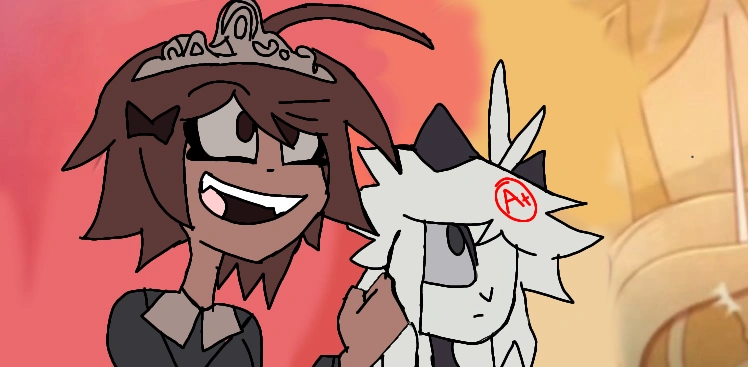 Alice as Charlie Morningstar and Oliver as Vaggie (Alice x Oliver from ...