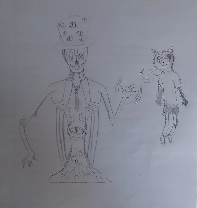Thought I'd draw TIO and Penny without any reference, and just change ...