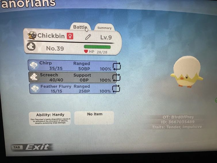 Chickbin info | Fandom