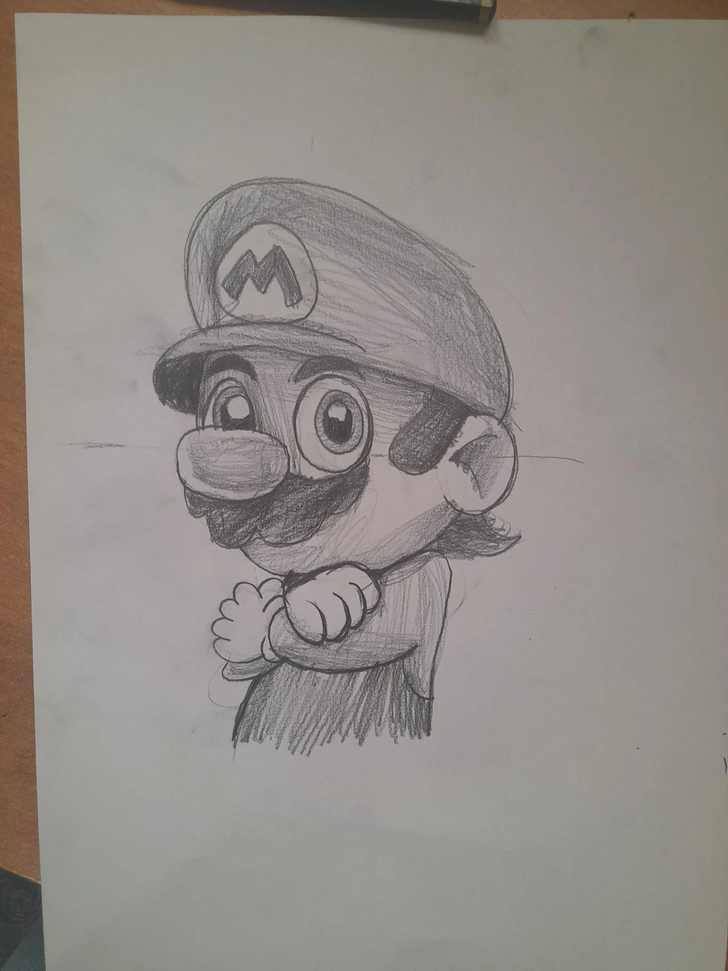My sketch of Mario | Fandom