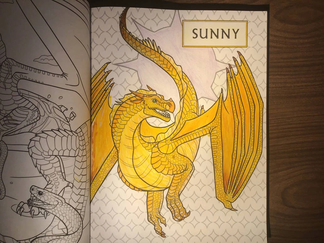 Sunny colouring book page | Fandom