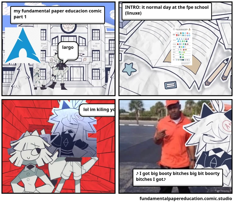 this my compic i made today linux by the people even bign uts in ...