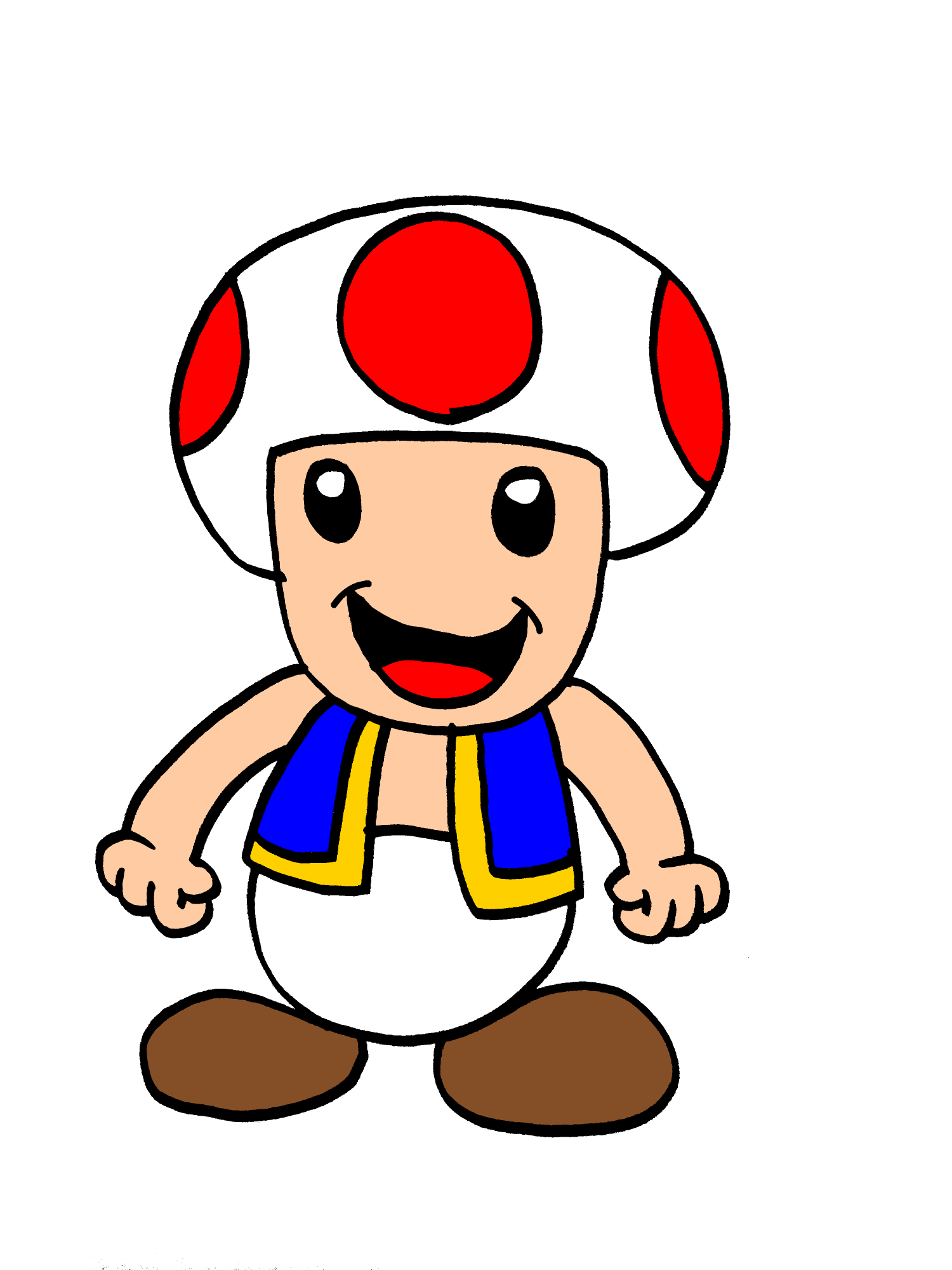 My drawing of Toad | Fandom