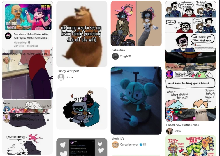 so pinterest just started tweaking | Fandom
