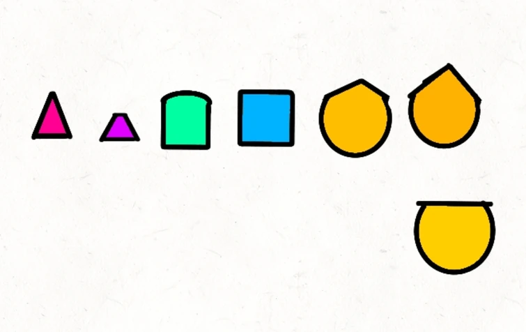 Colourblock shapes | Fandom