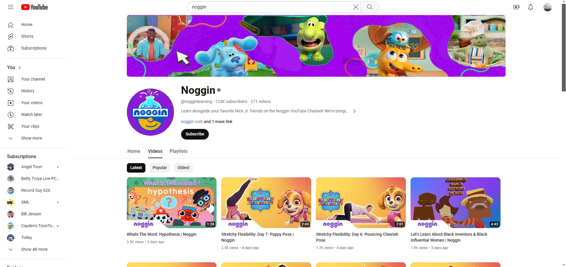 Here S A Concept Of Noggin S Yt Channel Rebrand 2024 Fandom