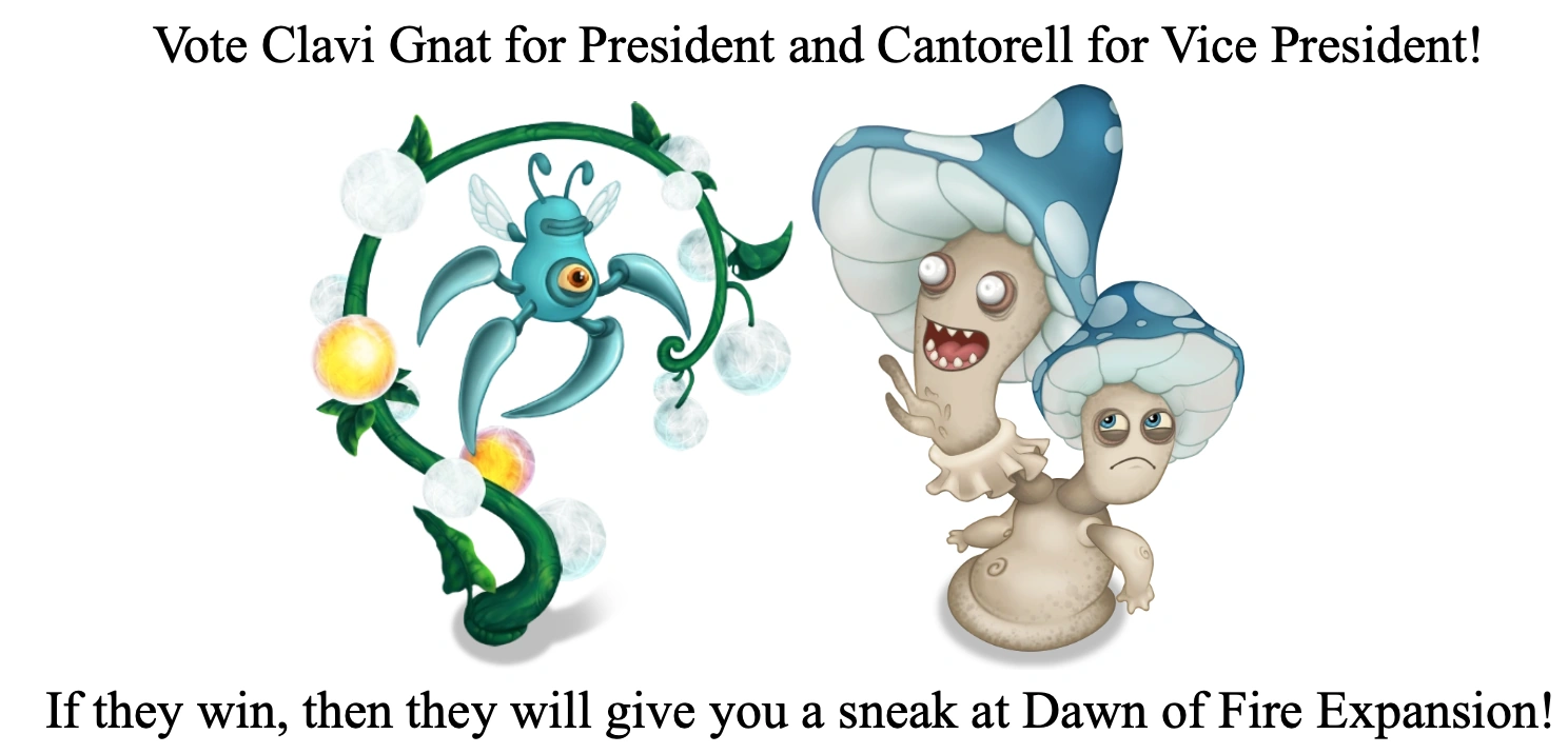 My Clavi Gnat Voting for President Poster | Fandom