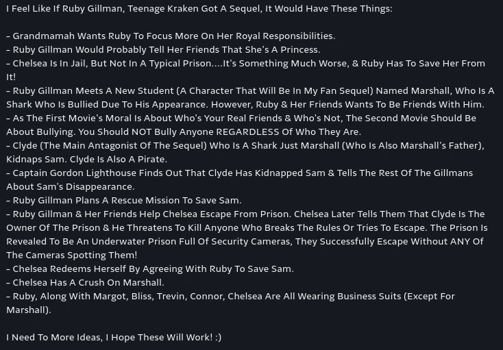 My Ideas For A Ruby Gillman Sequel | Fandom