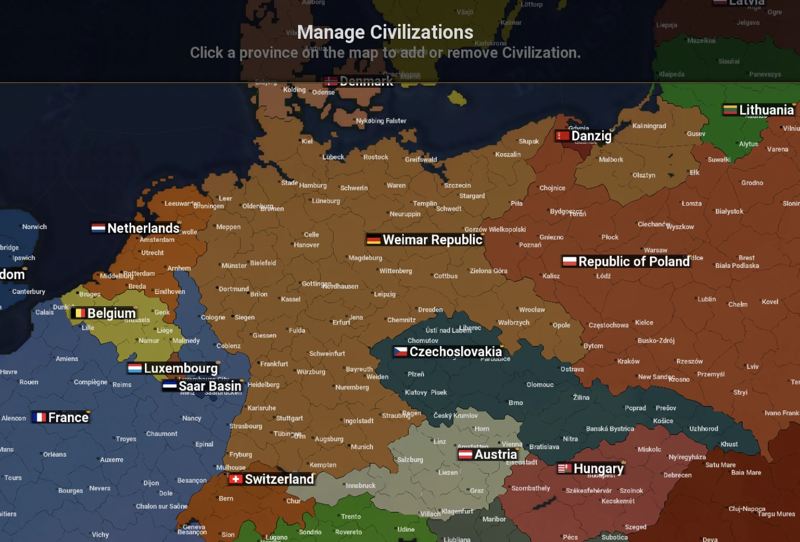 Interwar Period Map | Fandom