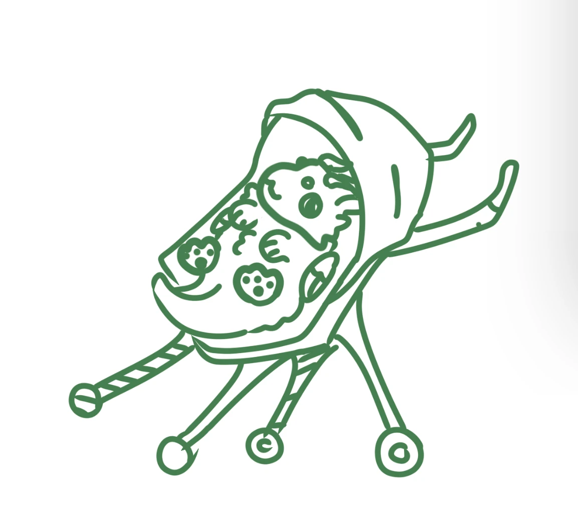 have you seen a baby saur in a stroller? | Fandom