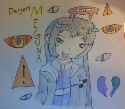 I drew Meguna | Fandom