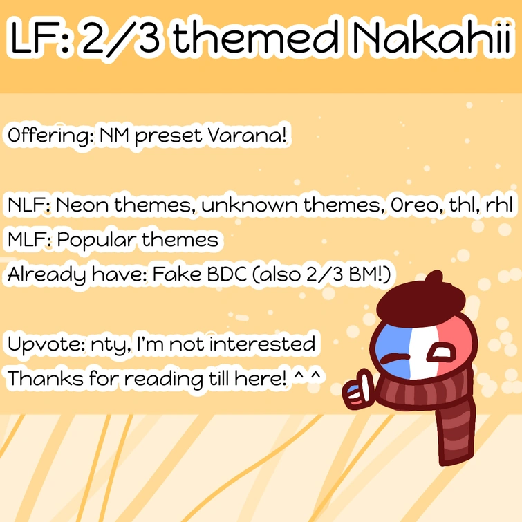 LF: 2/3 themed naka | Fandom