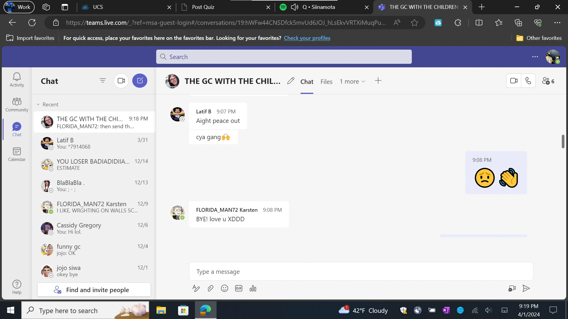 GROUP CHAT REVEAL!??? 😱😱 | Fandom