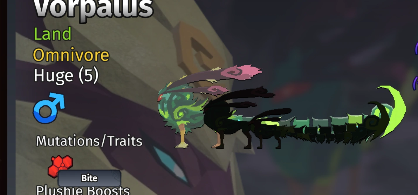 Finally got bite trait on Vorp | Fandom