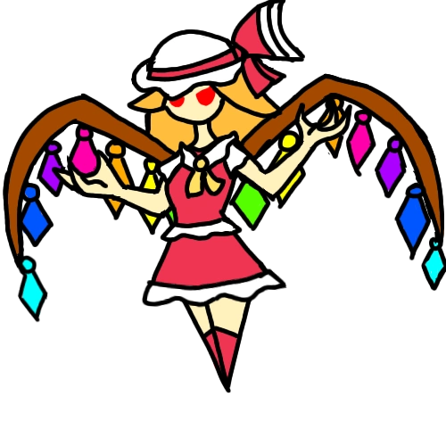 I drew this with my left hand cuz my mom told me not to use your right ...