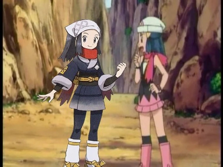 Dawn went back in time to the Hisui Region. | Fandom