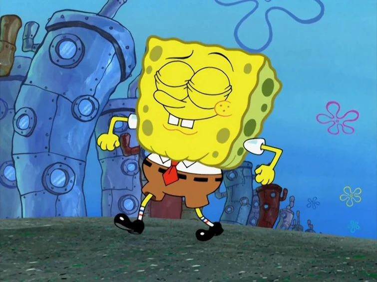 15-25 years ago, SpongeBob opens his bubble stand, ripped his pants and ...