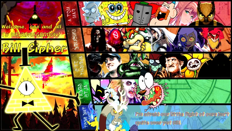Bill Cipher Matchup Tier List | Fandom