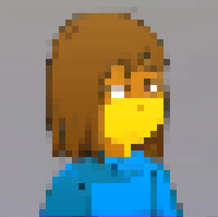 I pixelated some Frisk and Chara | Fandom