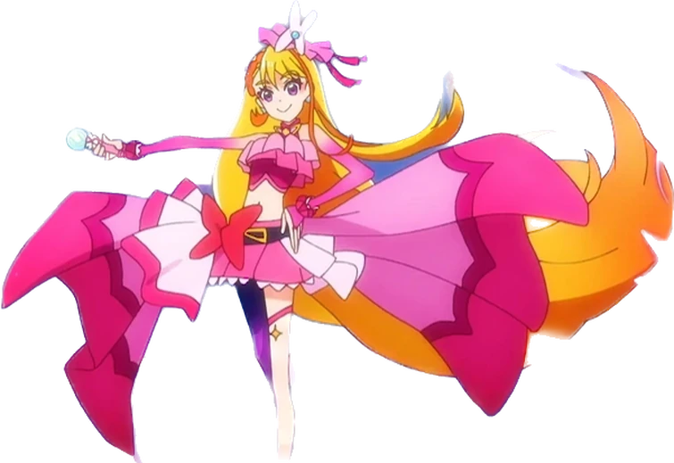 Cure butterfly transformation pose (no background) | Fandom