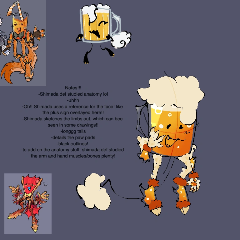 tried to copy shimadadoctor(OSC artists) style featuring my sona ...