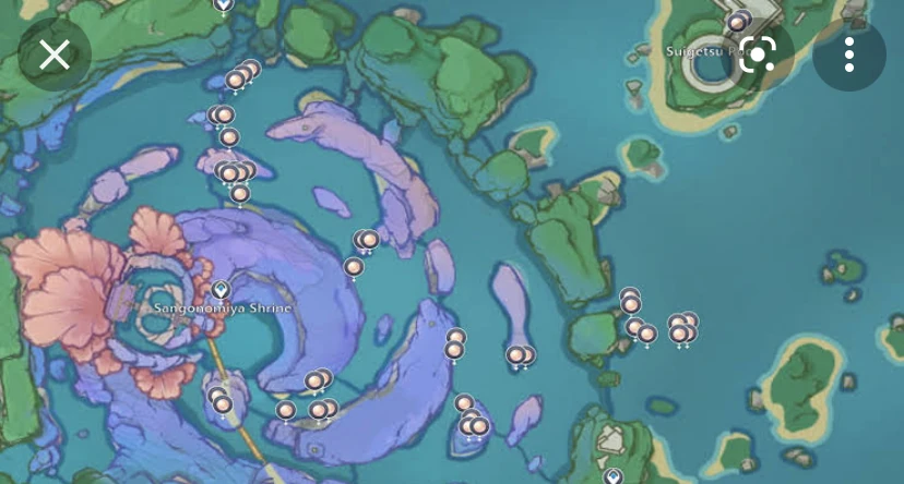 Locations of sango pearls if you're gonna find some (I BELIEVE IN ...