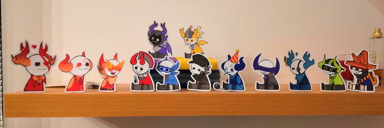 All sillies so far on shelf. Obv Dom and Valk being on stage | Fandom