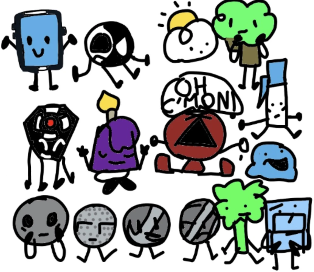 My FAV OS CHARACTERS|#BFDI And II Fanart | Fandom