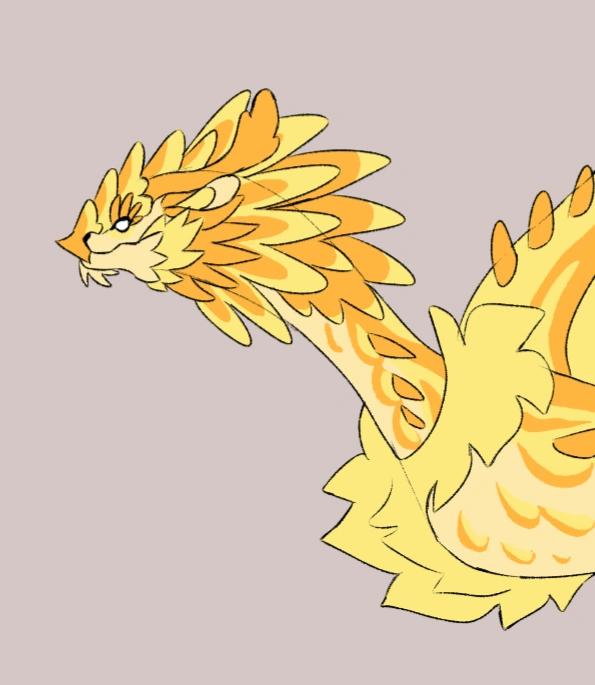 Dandelion dragon WIP (starting coloring) 🌻 ️ | Fandom