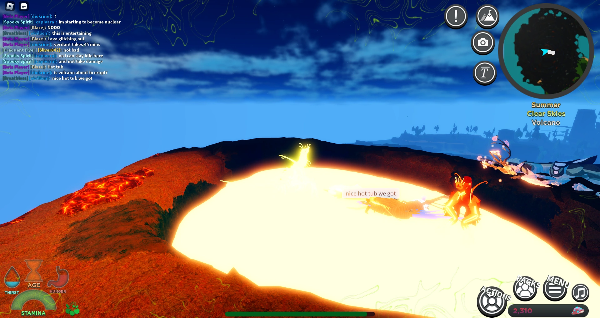 volcano hot tub | Fandom