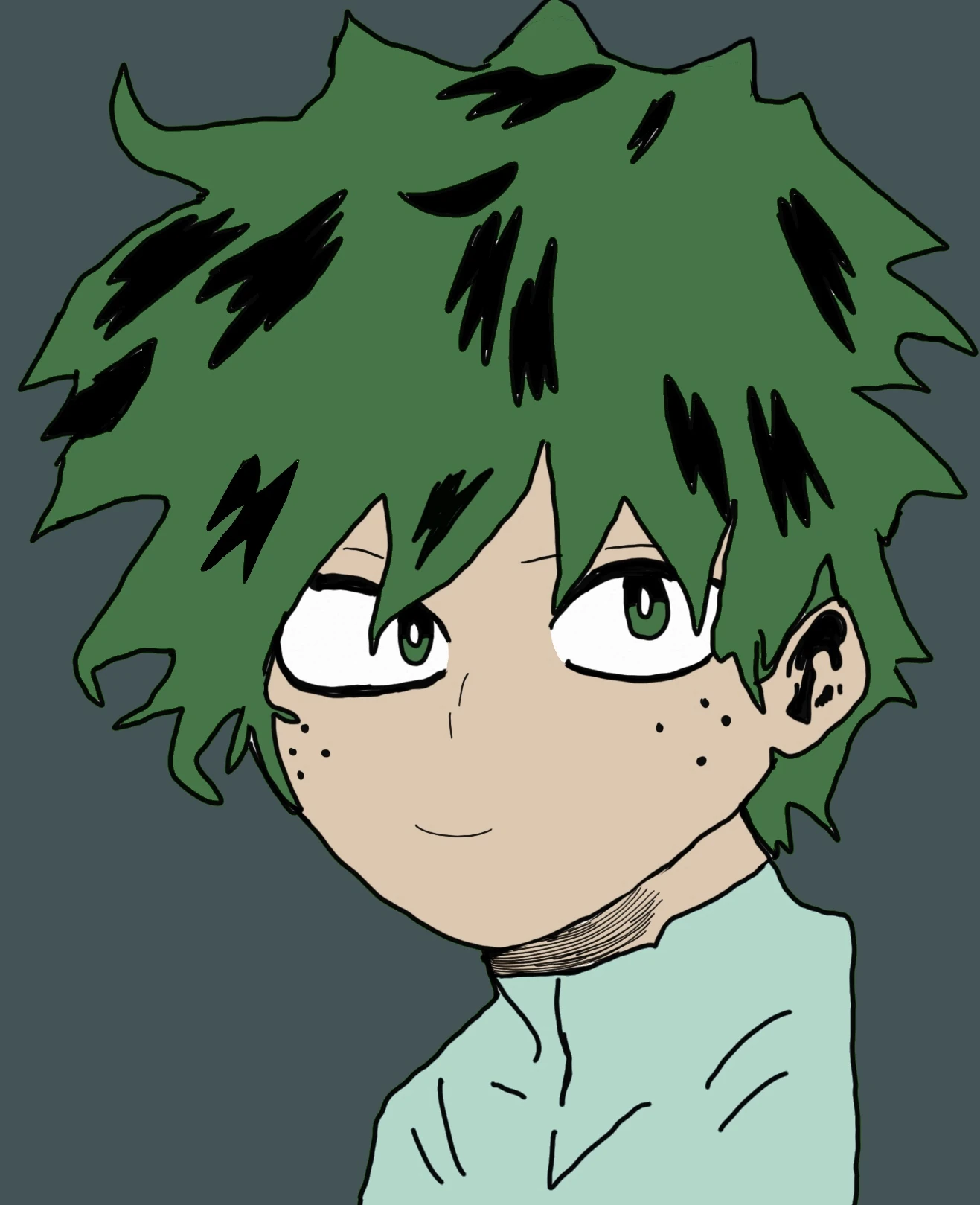 The very first mha fan art I drew :) | Fandom