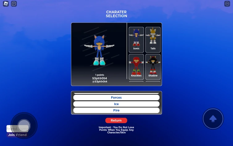 So, I was playing a roblox Sonic game when I see these options | Fandom