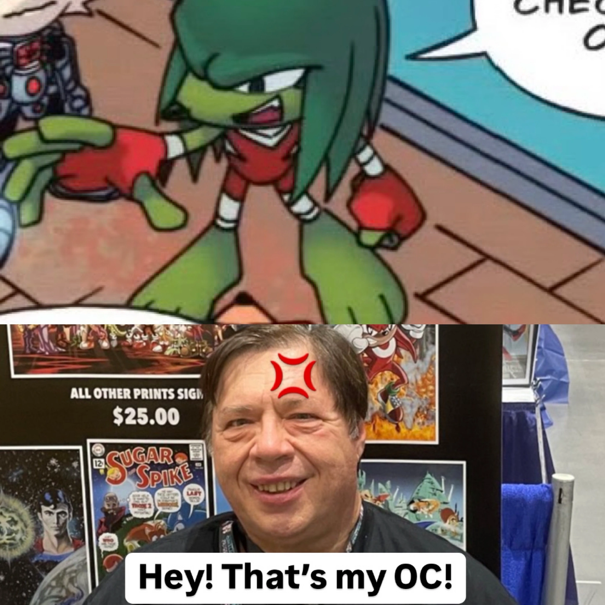 Chaos Knuckles (Green Knuckles) from Archie Comics is back at DC Comics ...