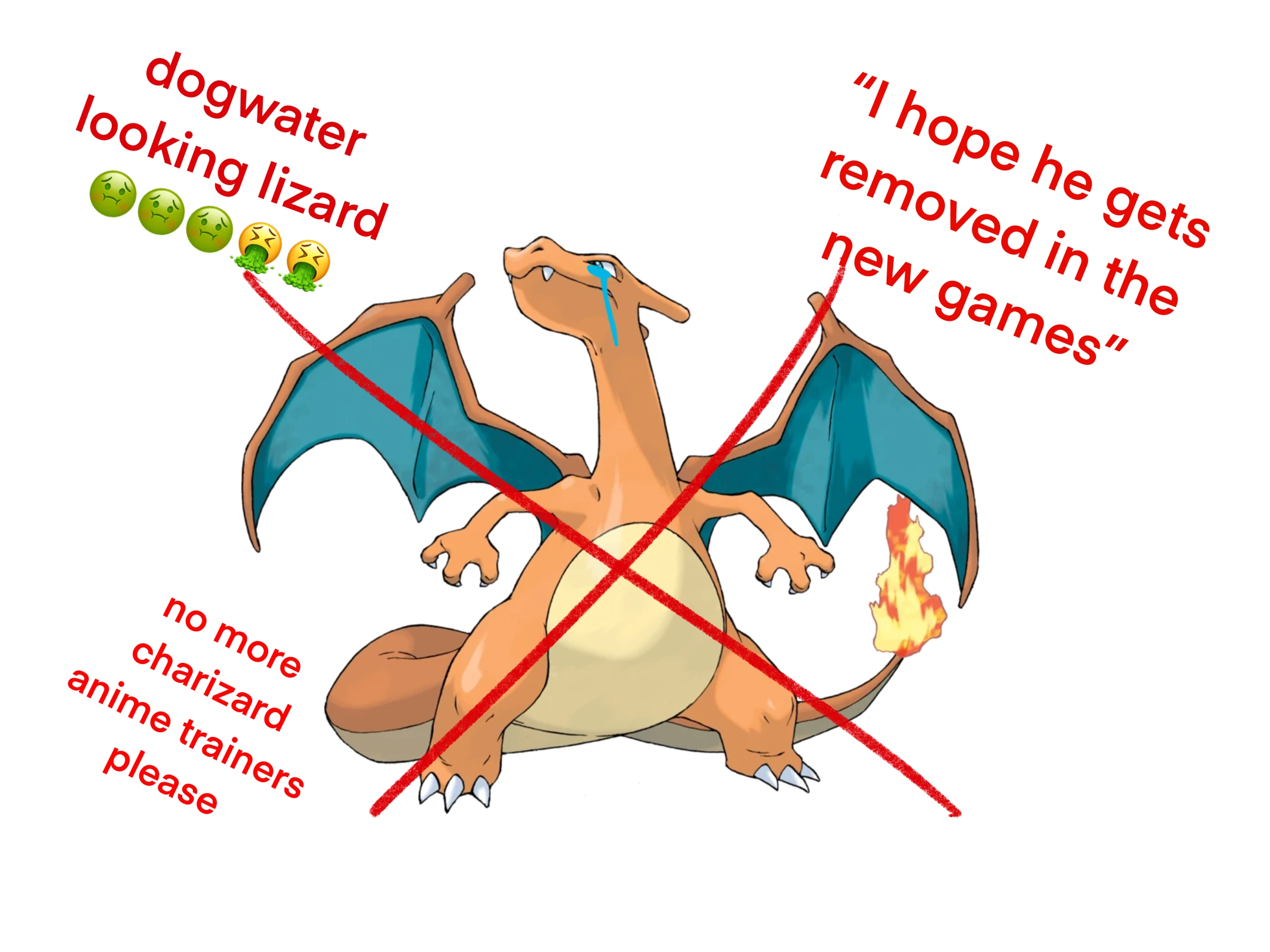 Petition for no charizard in the new pokemon games | Fandom