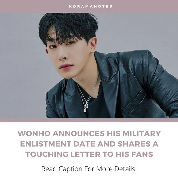 Wonho Is Enlisting in a Military Service | Fandom