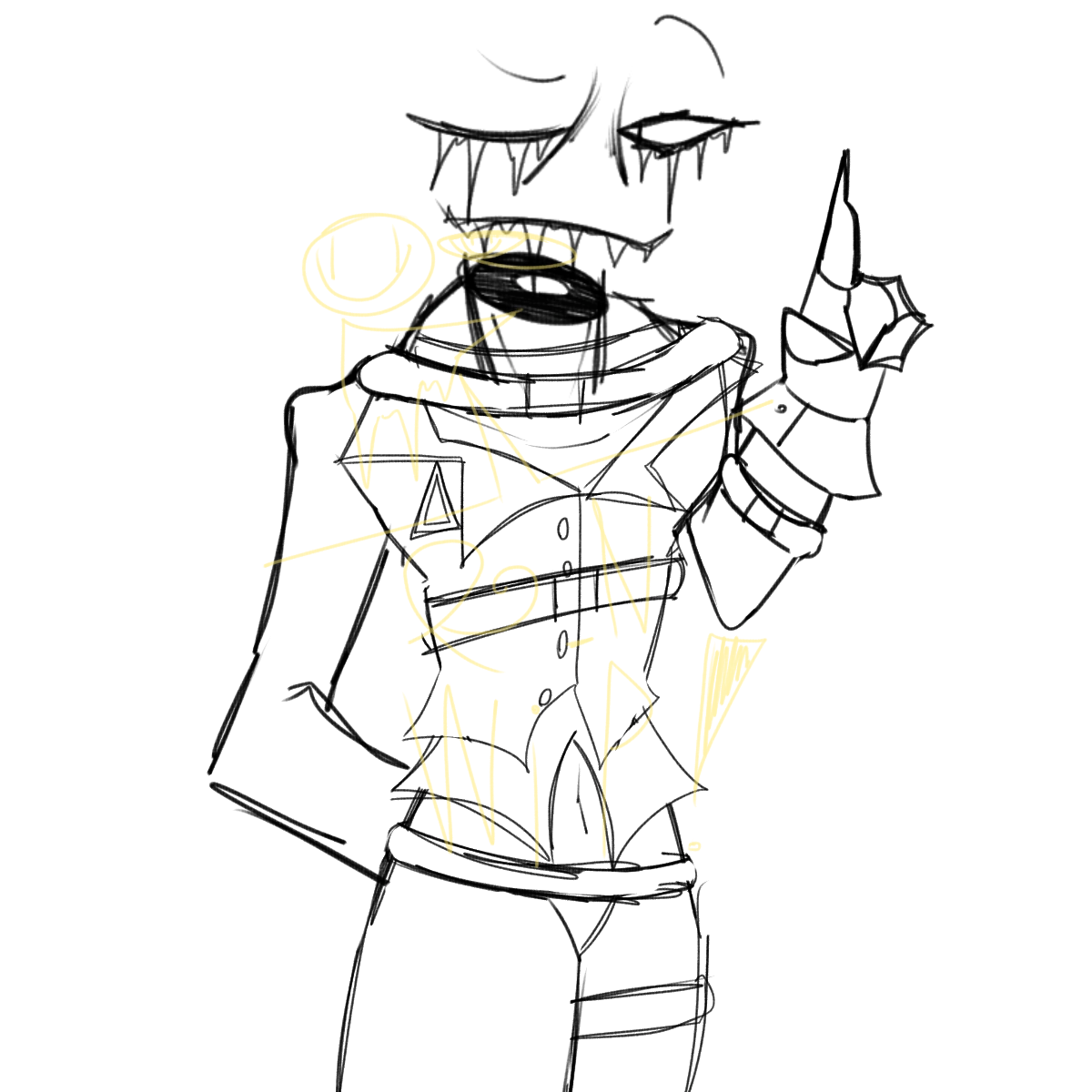 I’m re-doing my (kind of) humanized Y-400 BUT! | Fandom