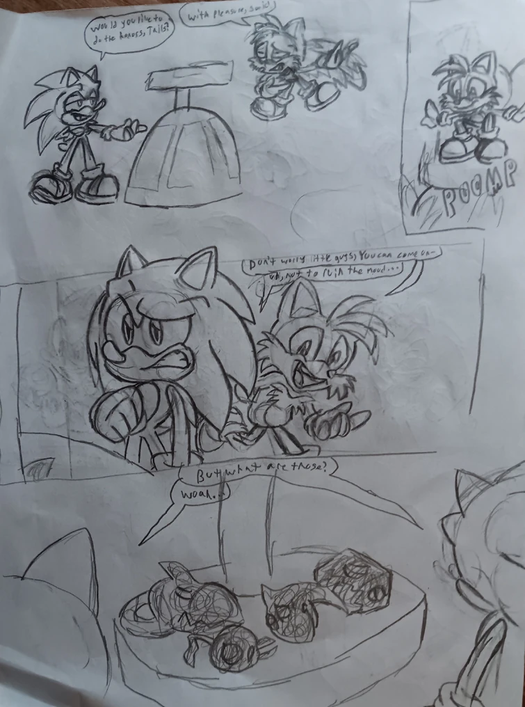 In progress: Fanmade Shadow Generations prequel comic (Concluding ...
