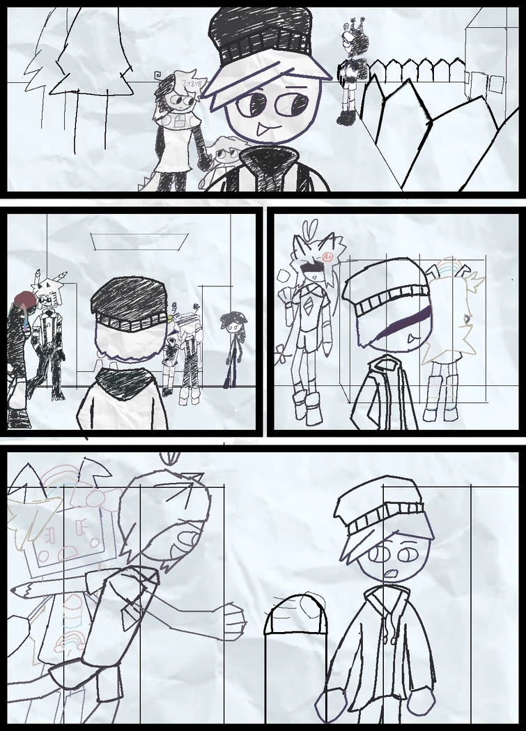 I AM NEAR TO FINISHING MY FIRST FPE COMIC PAGE | Fandom