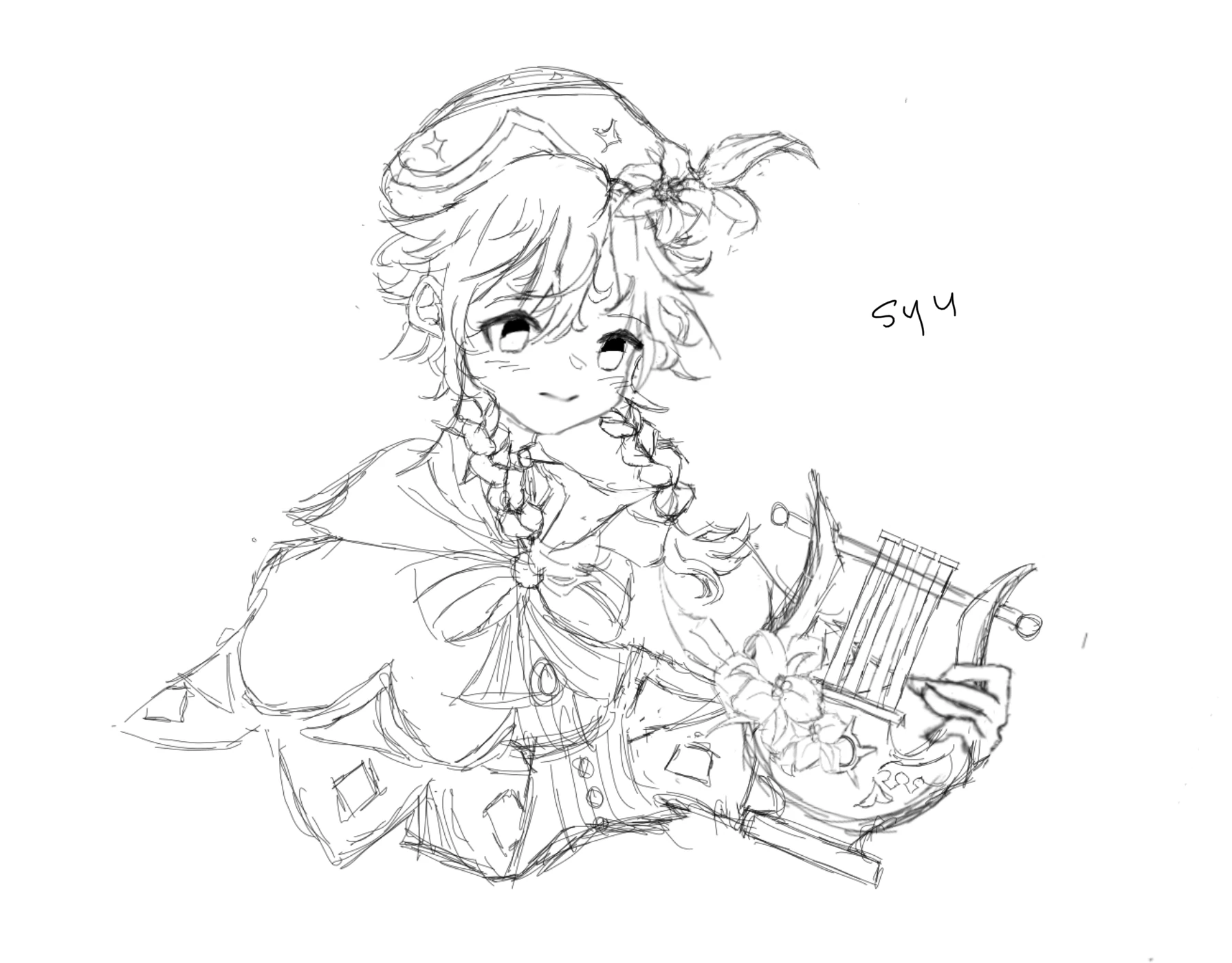 Venti sketch done before I ruin him | Fandom